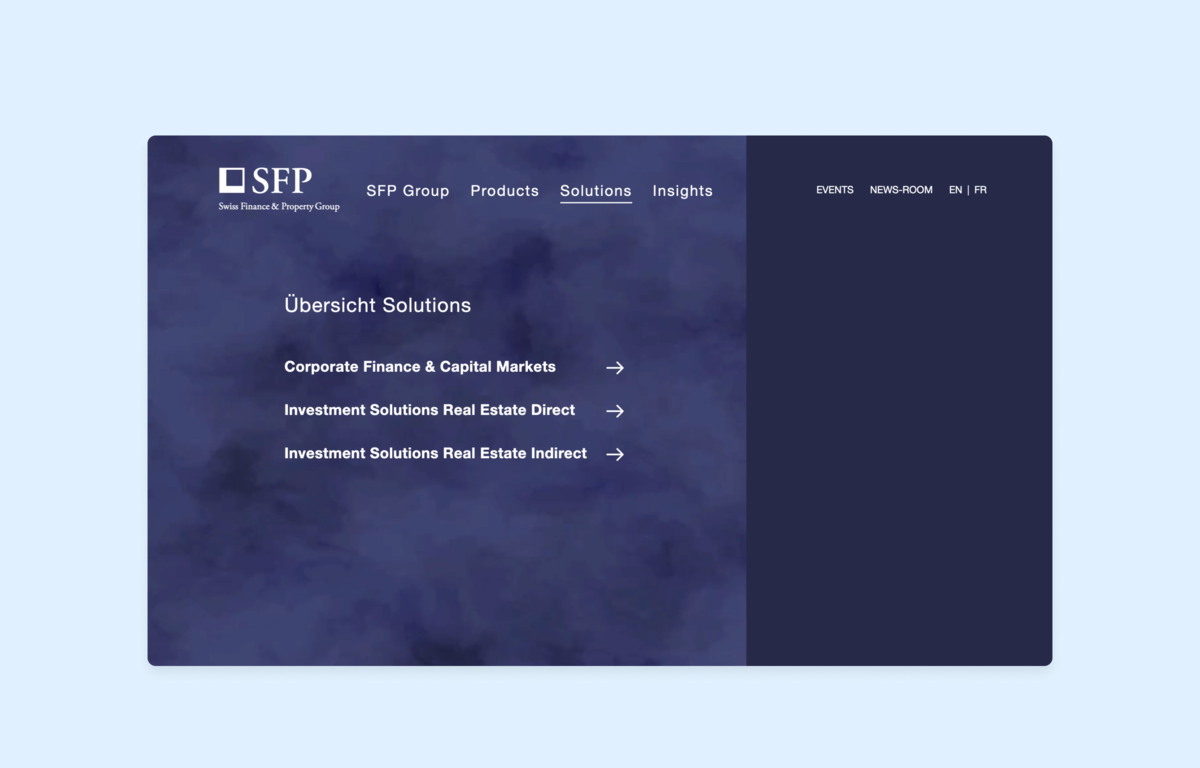 Neue TYPO3 Website für die SFP Group